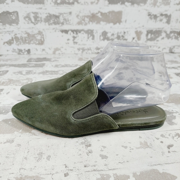 Splendid | Shoes | New Splendid Lee Liza Olive Green Gray Elastic Gore ...
